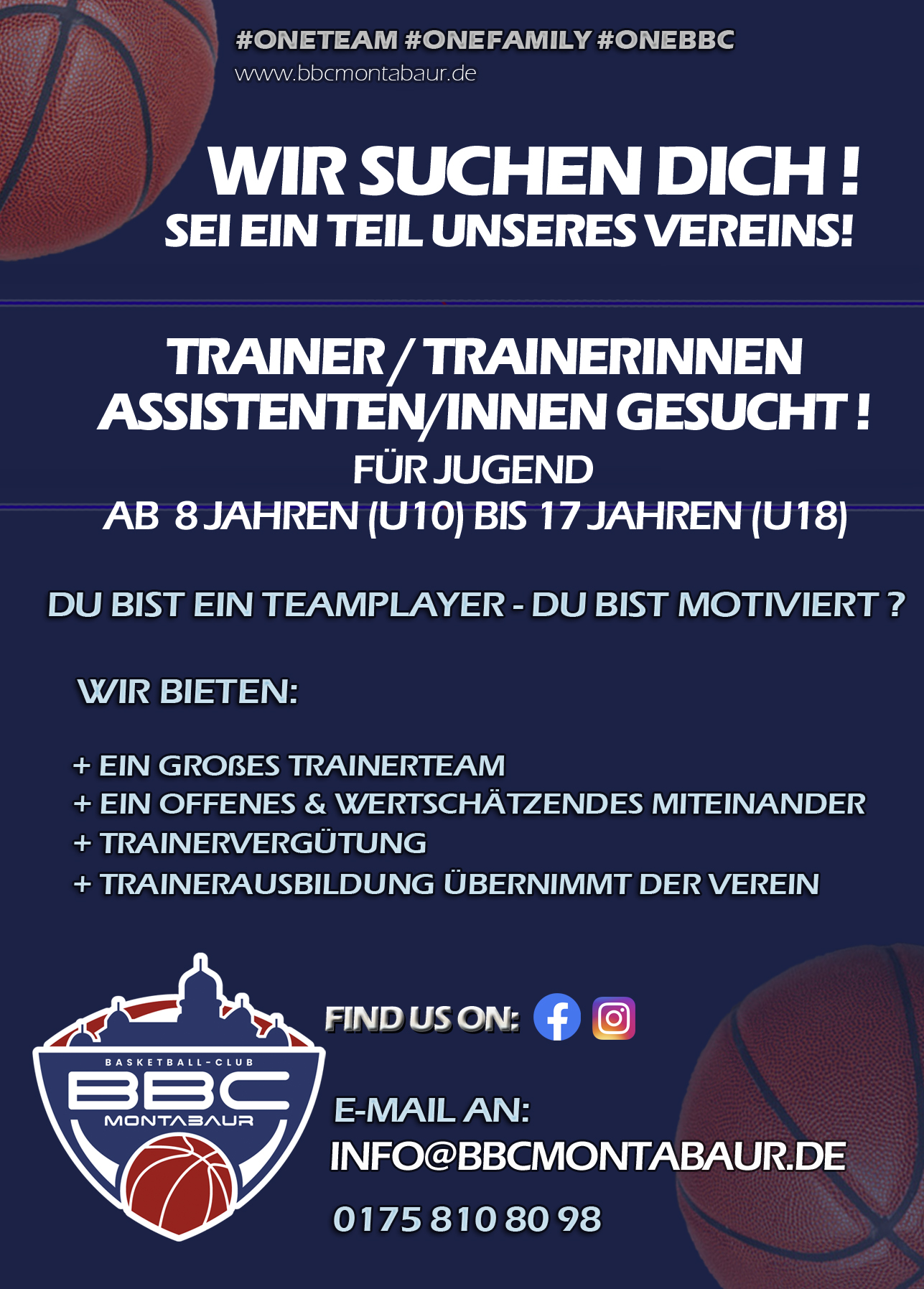 Trainer/Trainerinnen gesucht! - BBC Montabaur
